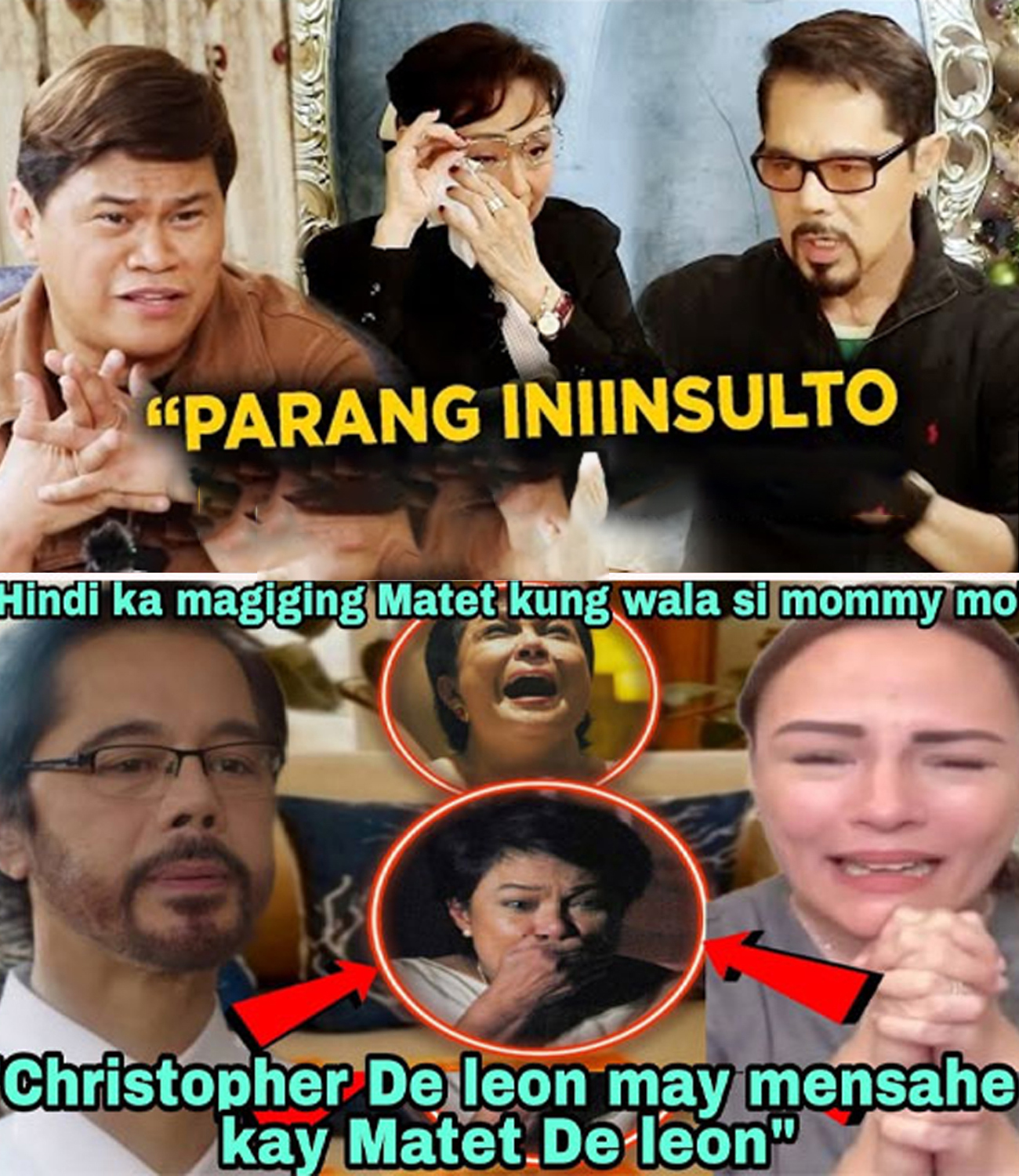 SHOCKED: CHRISTOPHER DE LEON HINDI KAYA ANG LUHA DAHIL SA PAG-ALIS NI LEON.Nagulat ang mga fans ...