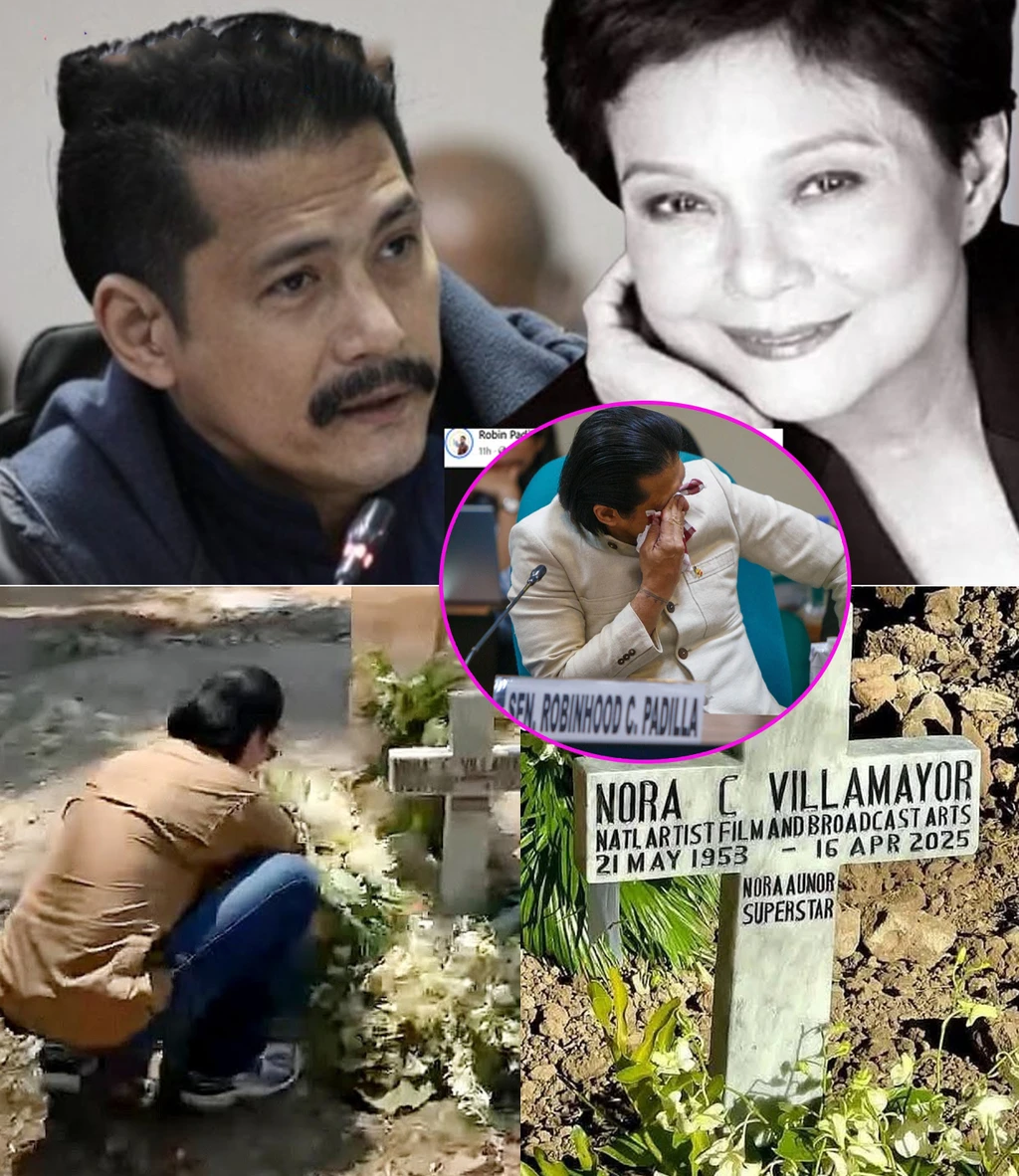 Tears at the Gravesite: Robin Padilla’s Emotional Visit to Nora Aunor’s Final Resting Place ...