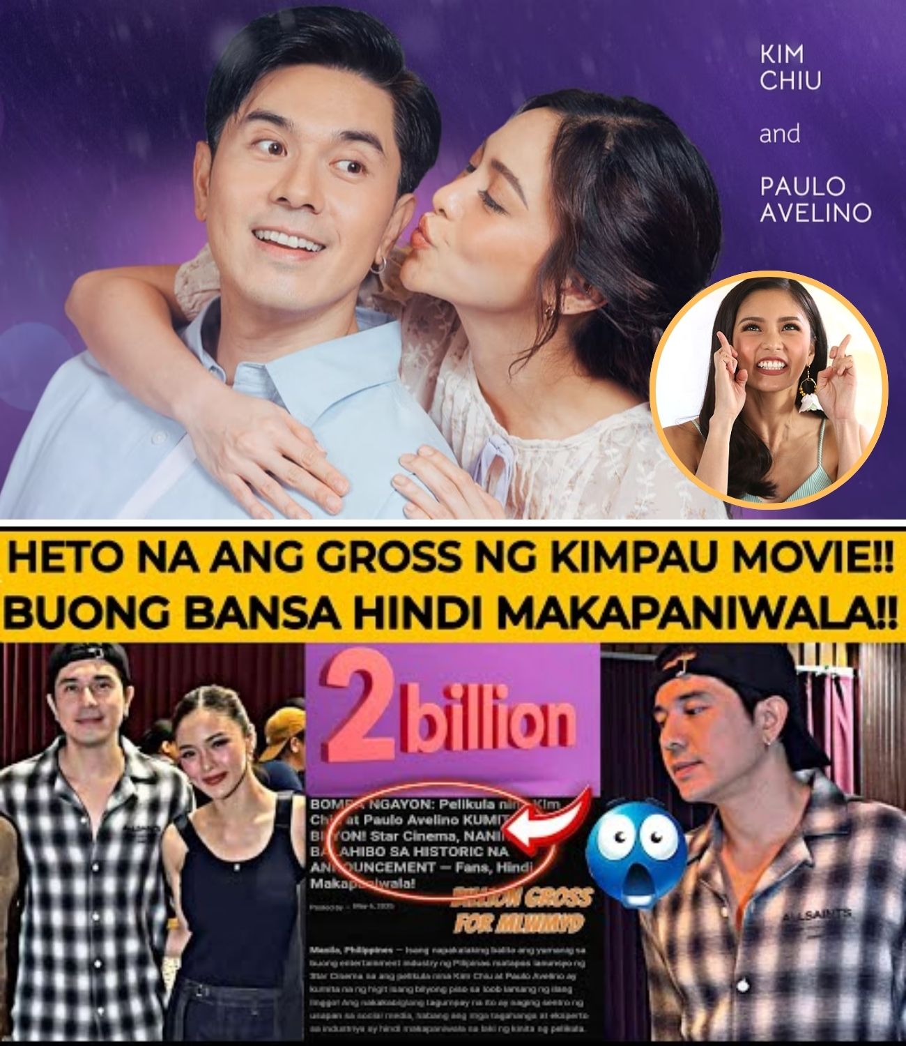 KimPau Movie Nears ₱2 Billion: The Love Team That Shook Philippine Cinema!/dn - News