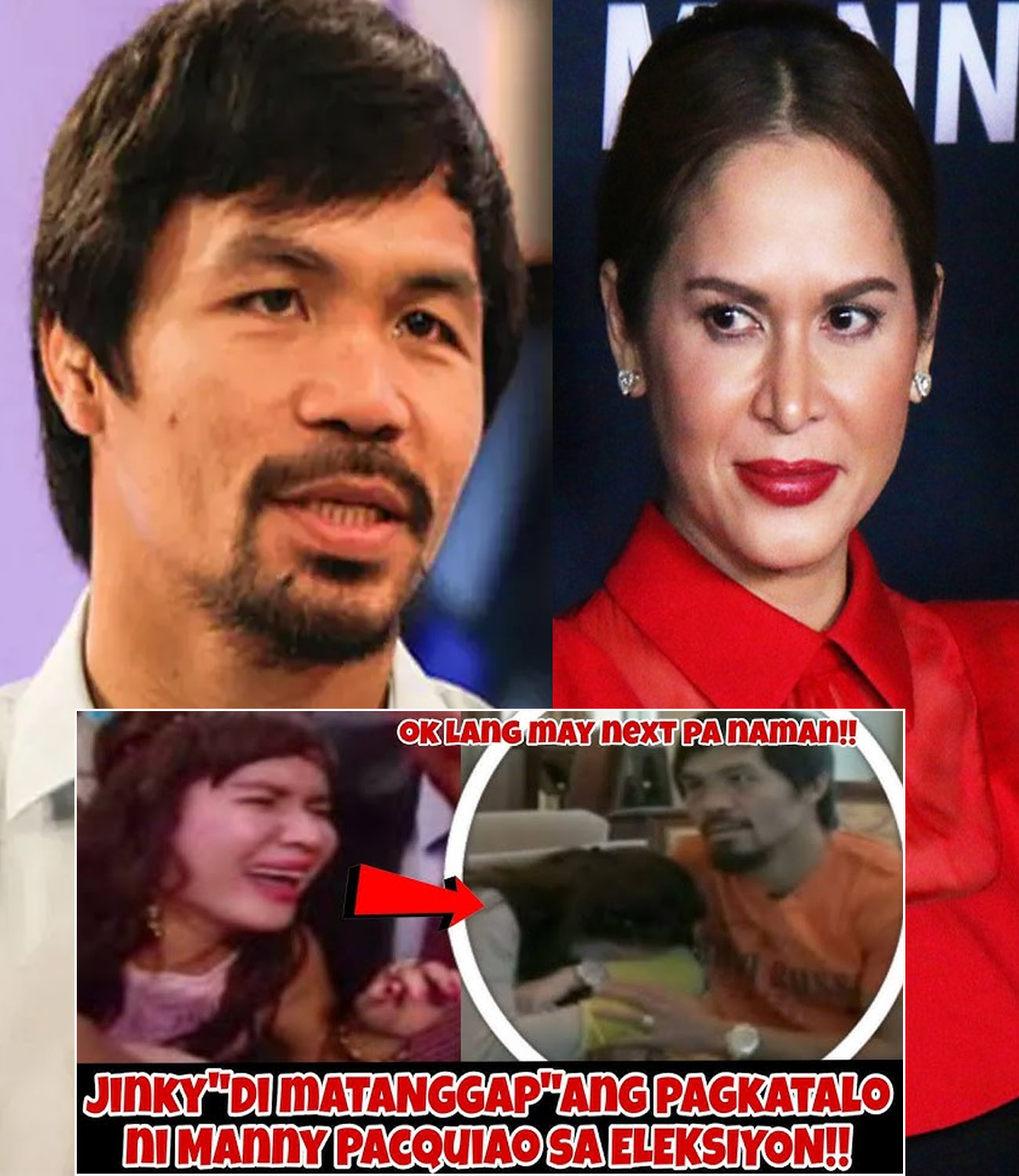 "JINKY IN SHOCK! Manny Pacquiao's Wife STRUGGLES TO ACCEPT HIS DEFEAT ...