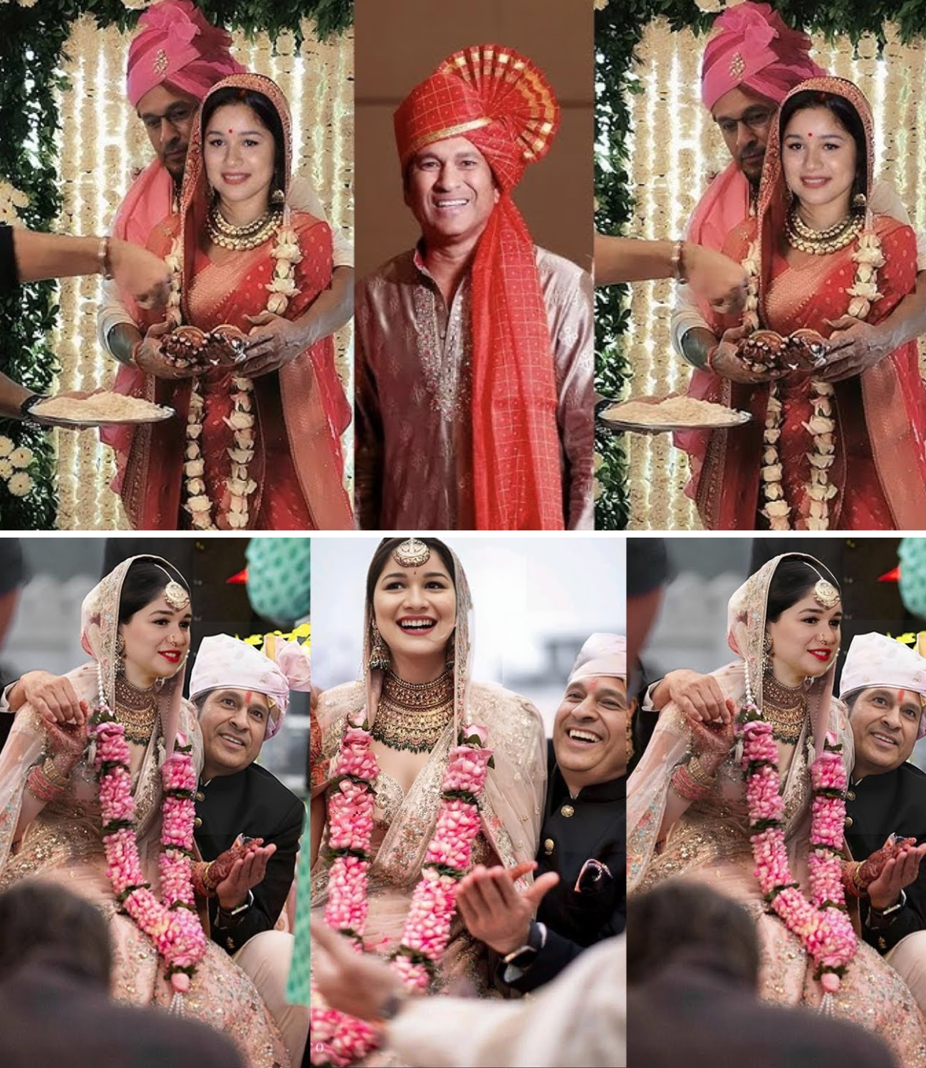 Sachin Tendulkar's Daughter Sara Tendulkars Grand Wedding with Family ...
