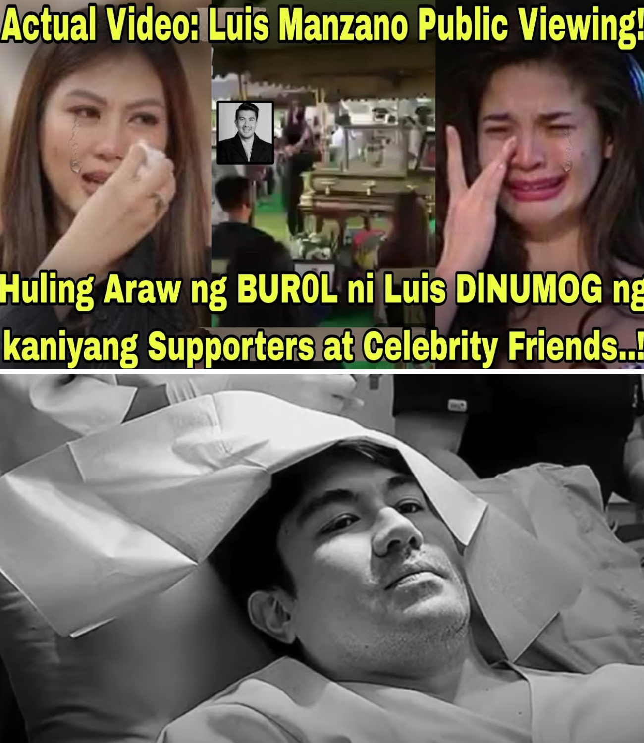 HEARTBREAKING SCENES! Luis Manzano’s Public Viewing FLOODED with ...