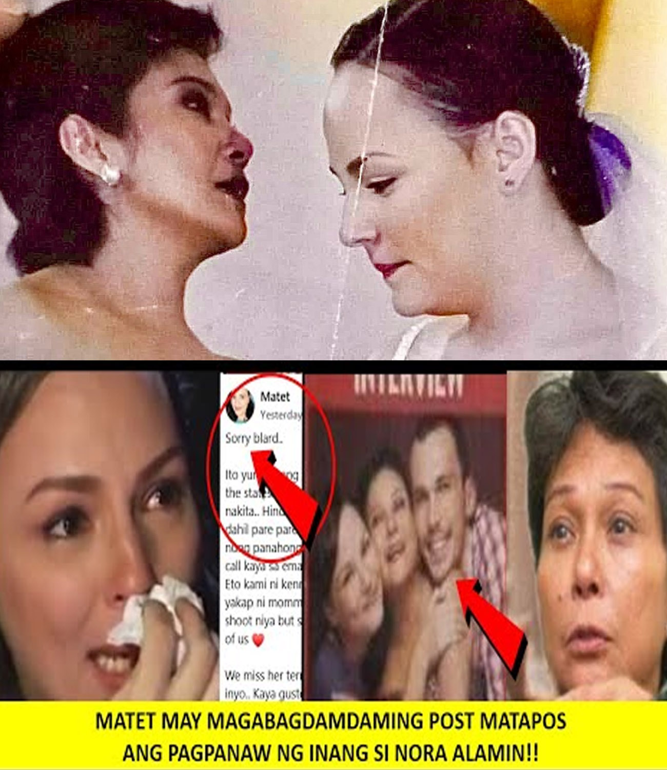CRYING: Matet De Leon's emotional message to Nora Aunor fans makes them ...
