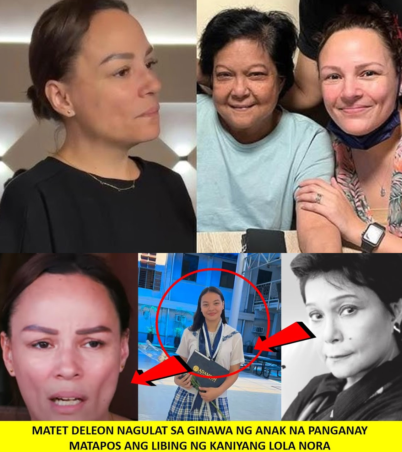 Nagulat si Matet De Leon sa Emosyonal na Aksyon ng Panganay Pagkatapos ng Paglilibing ni Lola ...