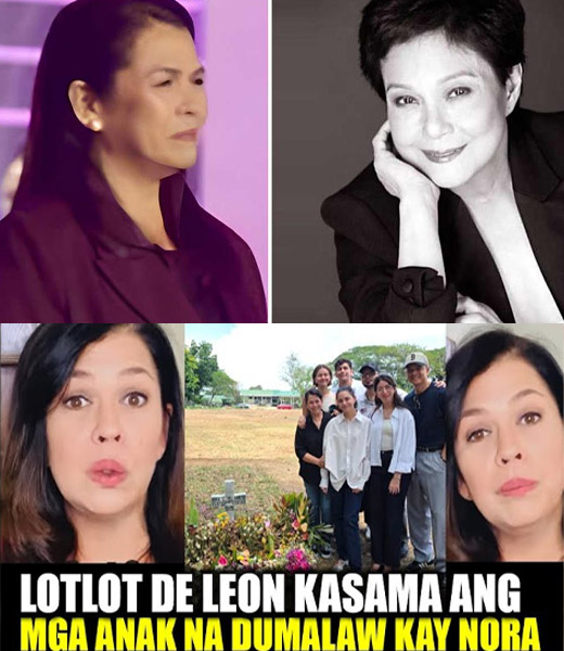 Nagulat si Lotlot De Leon sa kanyang nakita sa puntod ni Nora Aunor – ‘I didn’t expect this’/hi ...