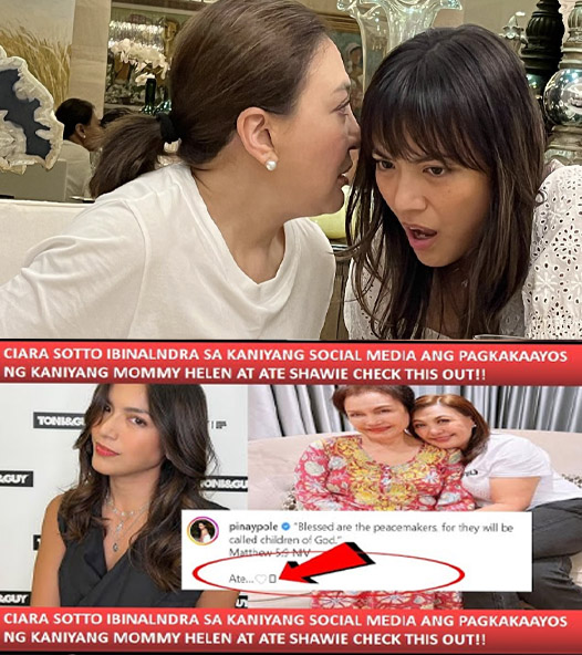 “Nagkabati Na Nga Ba?!” Ciara Sotto Shocks Everyone by Calling Sharon Cuneta 'Ate' Again After ...