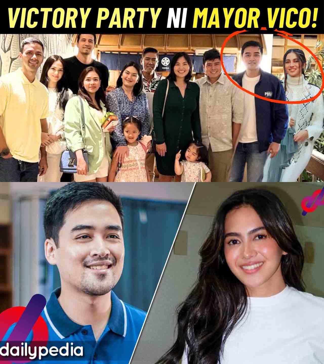 ATASHA MUHLACH DUMALO SA VICTORY PARTY NI MAYOR VICO SOTTO MATAPOS MANALO BILANG ALKALDE NG ...