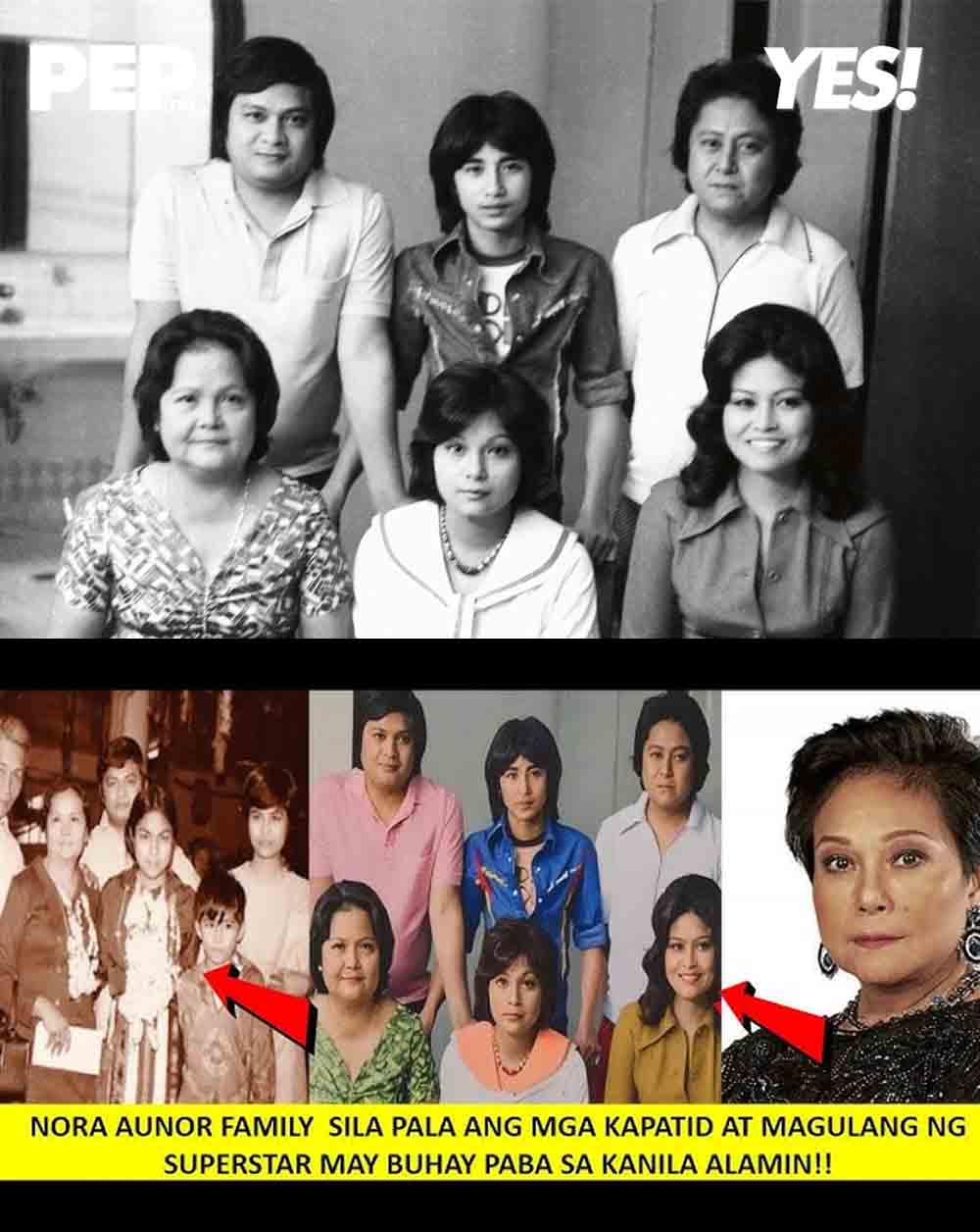 Nora Aunor was born into a family of nine siblings. The petite girl ...