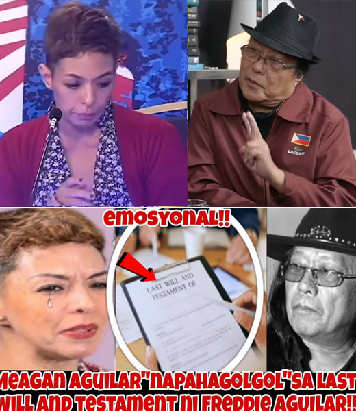 Umiiyak si Meagan Aguilar habang binabasa ang huling habilin at tipan ...