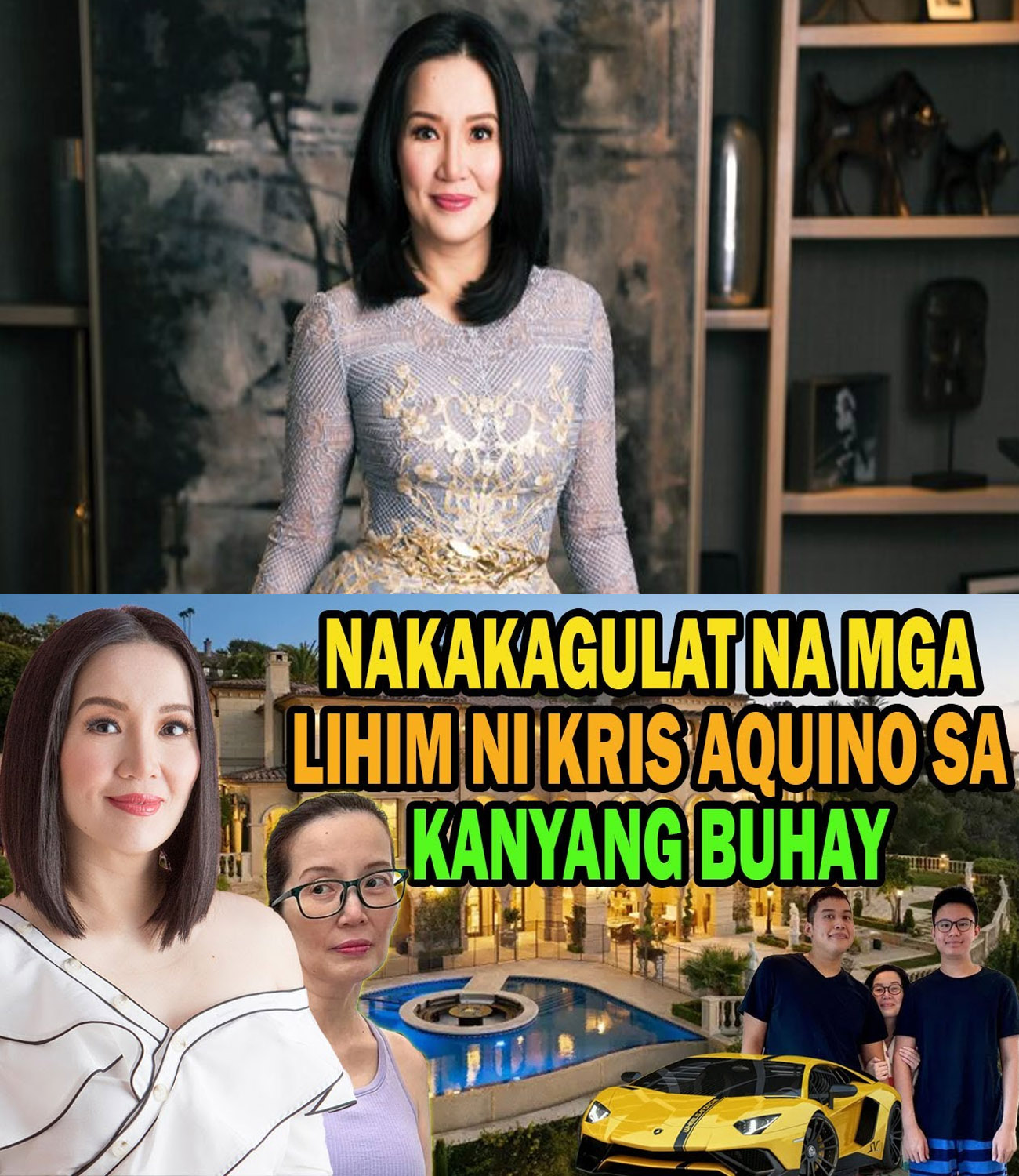 Nakakalokang mga sikreto sa buhay ni Kris Aquino. mga ari-arian ...