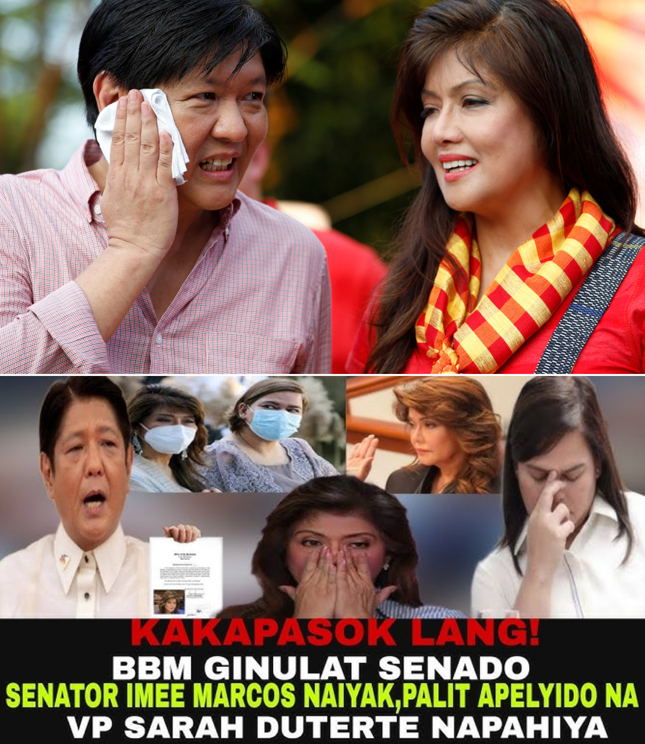 JUST IN: Naiyak si Imee Marcos habang Gumagawa si BBM ng Napakagandang Pagkilos sa Senado ...
