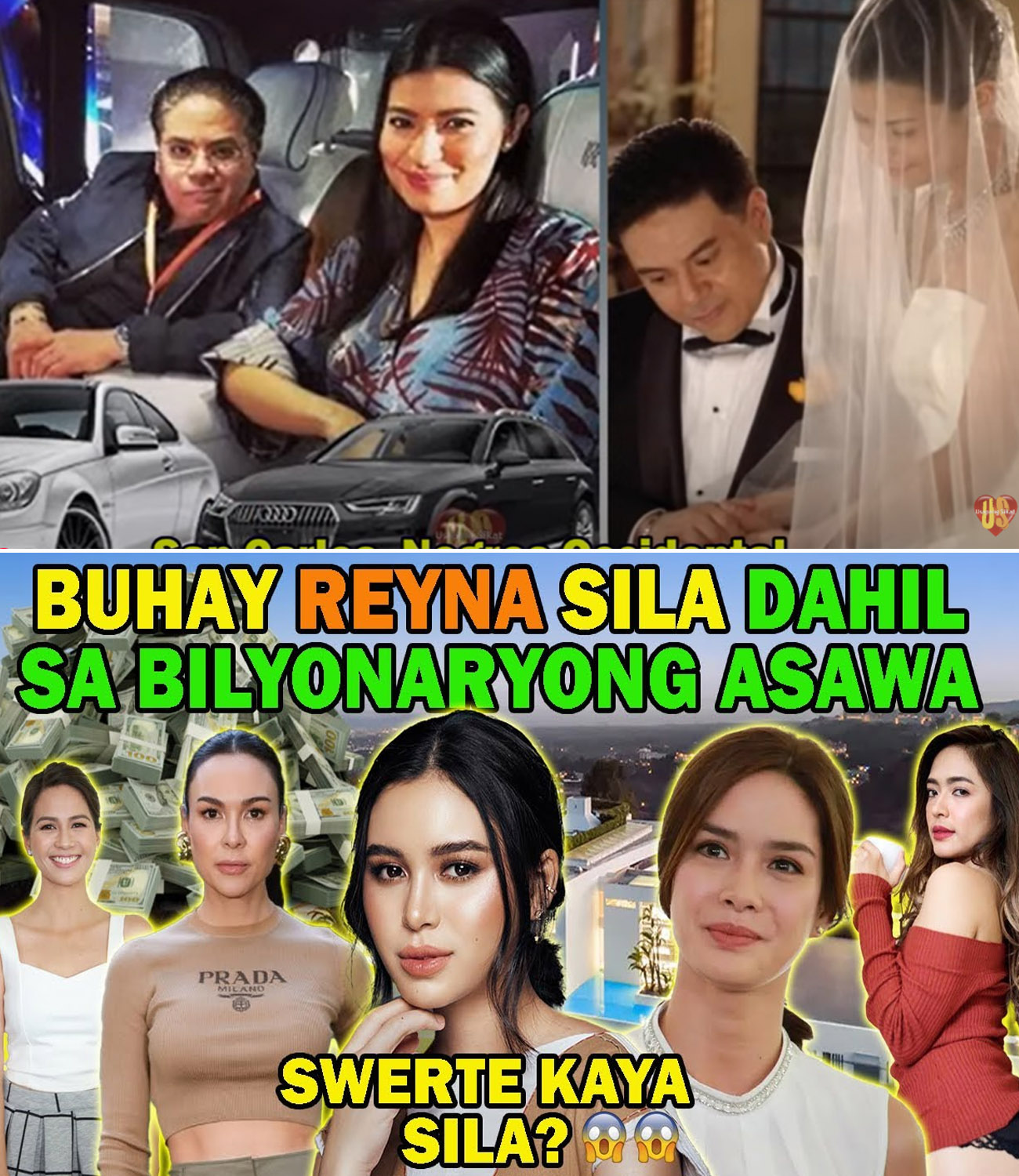 💍 MGA SIKAT NA PINAY NA BABAENG CELEBRITIES NA NAG-ASAWA NG MAYAYAMAN ...