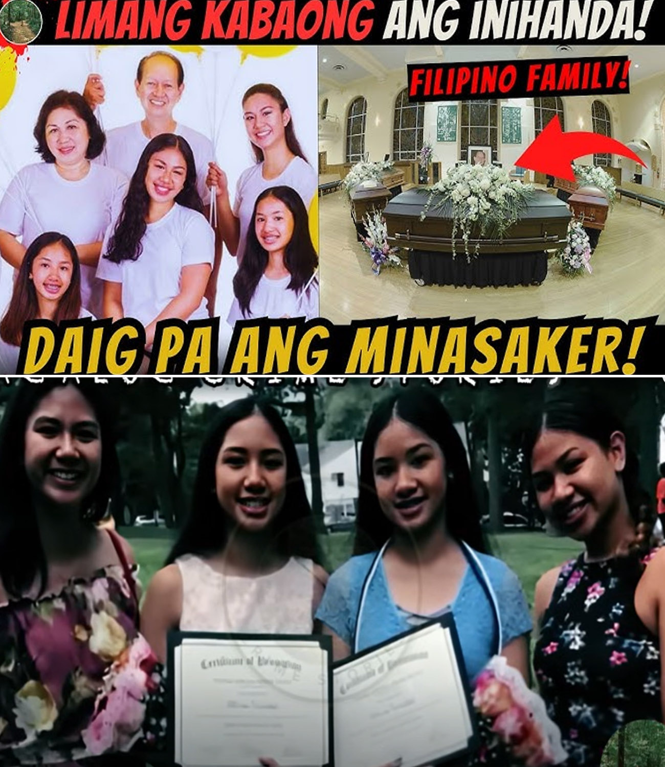 Filipino Family in America, Together in Grief! The Tragedy is ...
