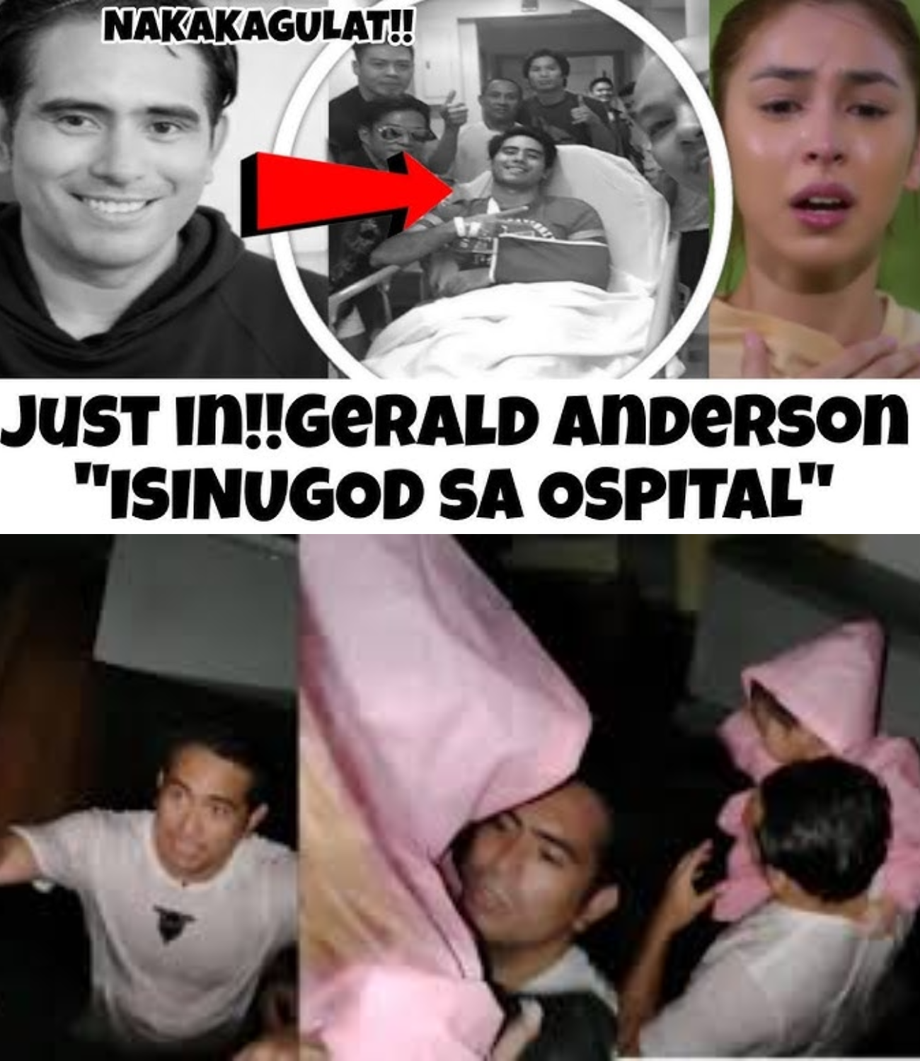 JUST IN: Gerald Anderson Rushed to Hospital Moments Ago! Panic among fans as actor reportedly ...