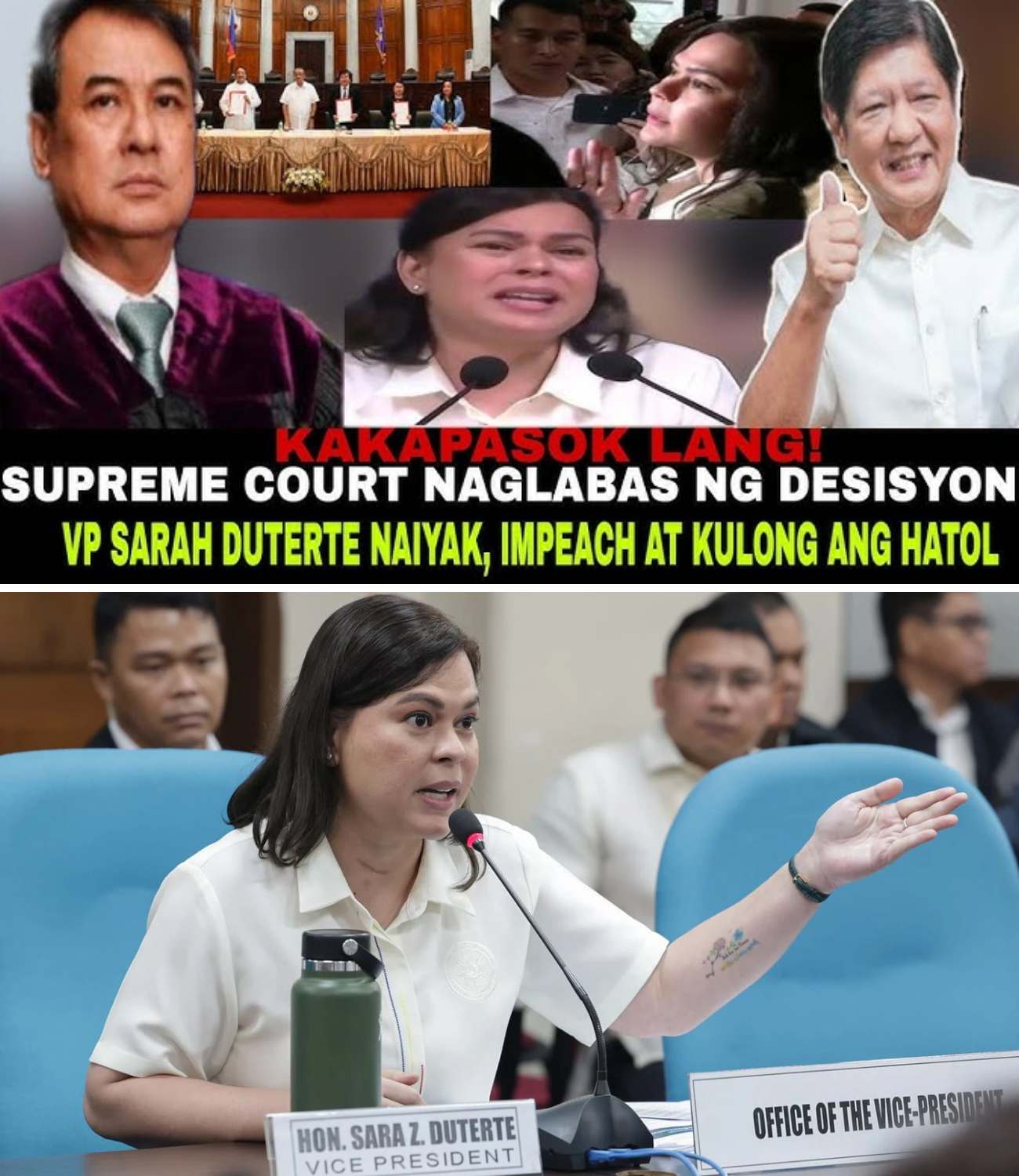 JUST IN: SUPREME COURT DROPS DEVASTATING RULING—VP SARA DUTERTE ...