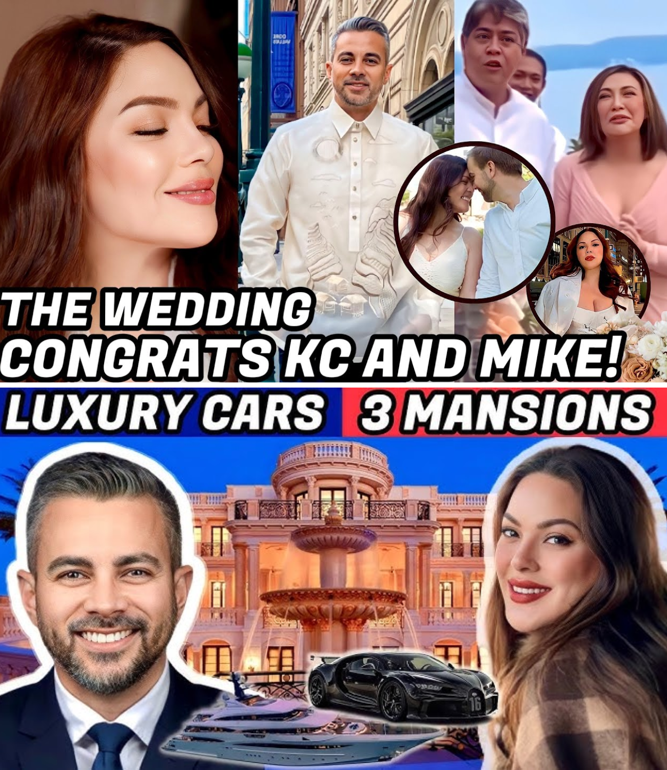 ACTUAL WEDDING VIDEO: KC CONCEPCION and STEVE MICHAEL WUETHRICH GARDEN ...