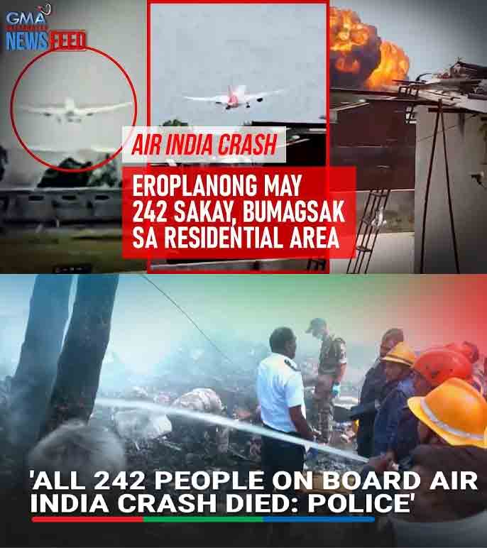 Buong video ng nakakatakot na insidente: Bumagsak ang eroplano na may sakay na 242 katao sa ...