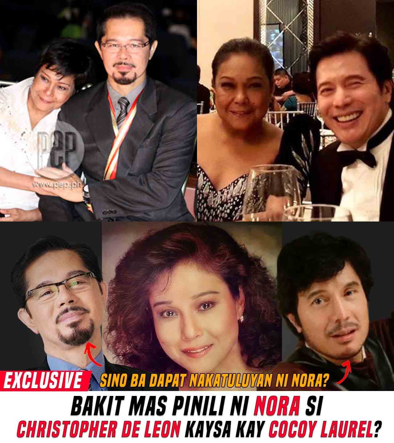 OH MY GOD! THIS IS THE REAL REASON WHY NORA AUNOR CHOSE CHRISTOPHER DE LEON OVER COCOY LAUREL ...
