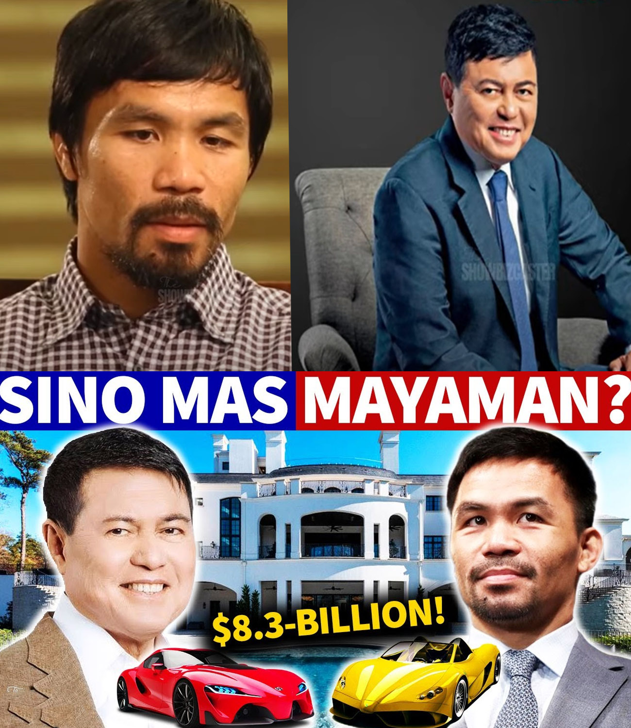 WHO IS REALLY RICHER? Manny Pacquiao vs. Manny Villar — the numbers ...