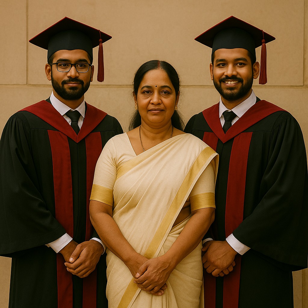 A single teacher adopted two orphaned students who lost both parents at ...