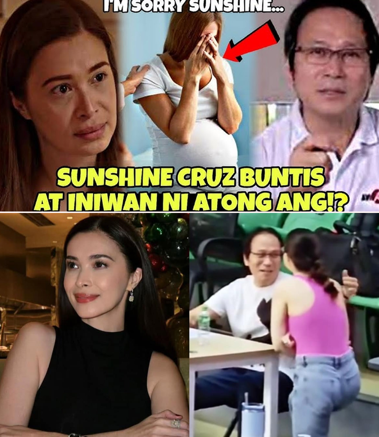 SUNSHINE CRUZ IS PREGNANT WITH ATONG ANG AND THEY ARE SEPARATE ...
