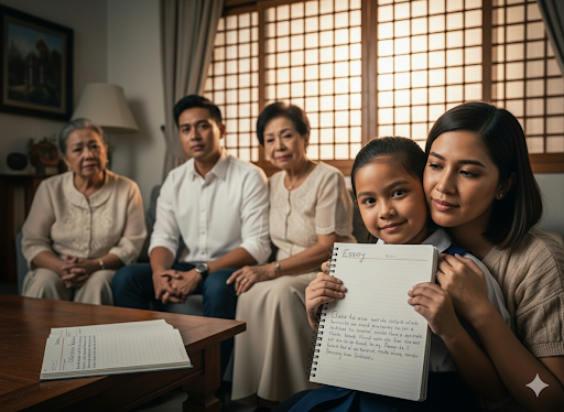 My daughter's essay left my husband speechless, my mother-in-law ...