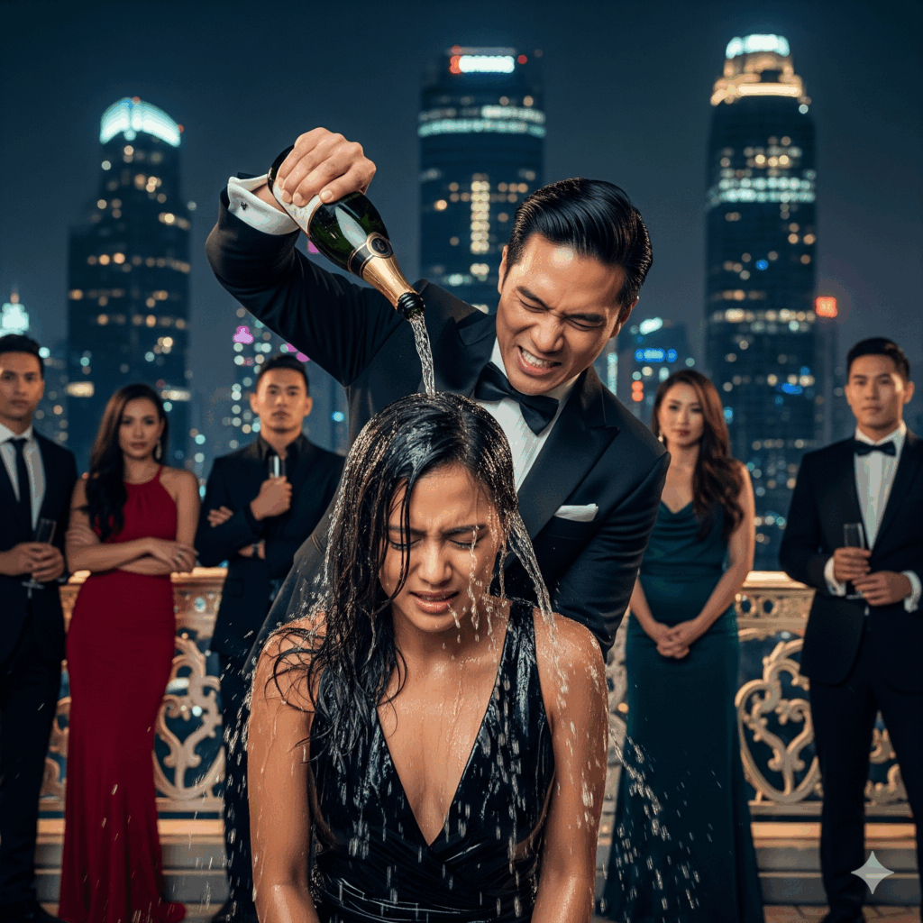 Isang Mayabang na Bilyonaryo ang Nagtapon ng Alak sa Ulo ng Isang ...