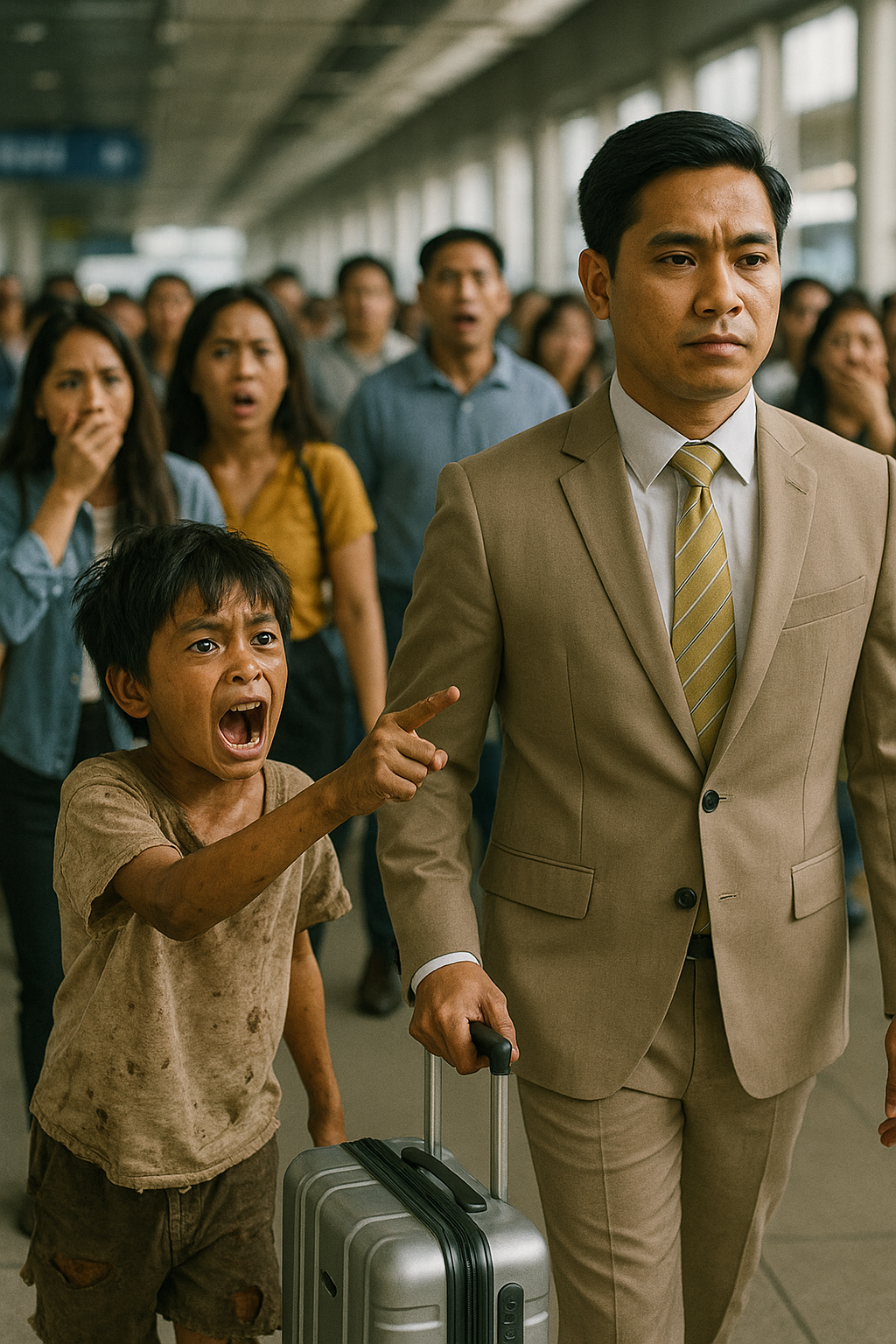 Huwag ka nang sumakay sa eroplano! Sasabog siya! – sumigaw ng isang batang walang tirahan sa ...