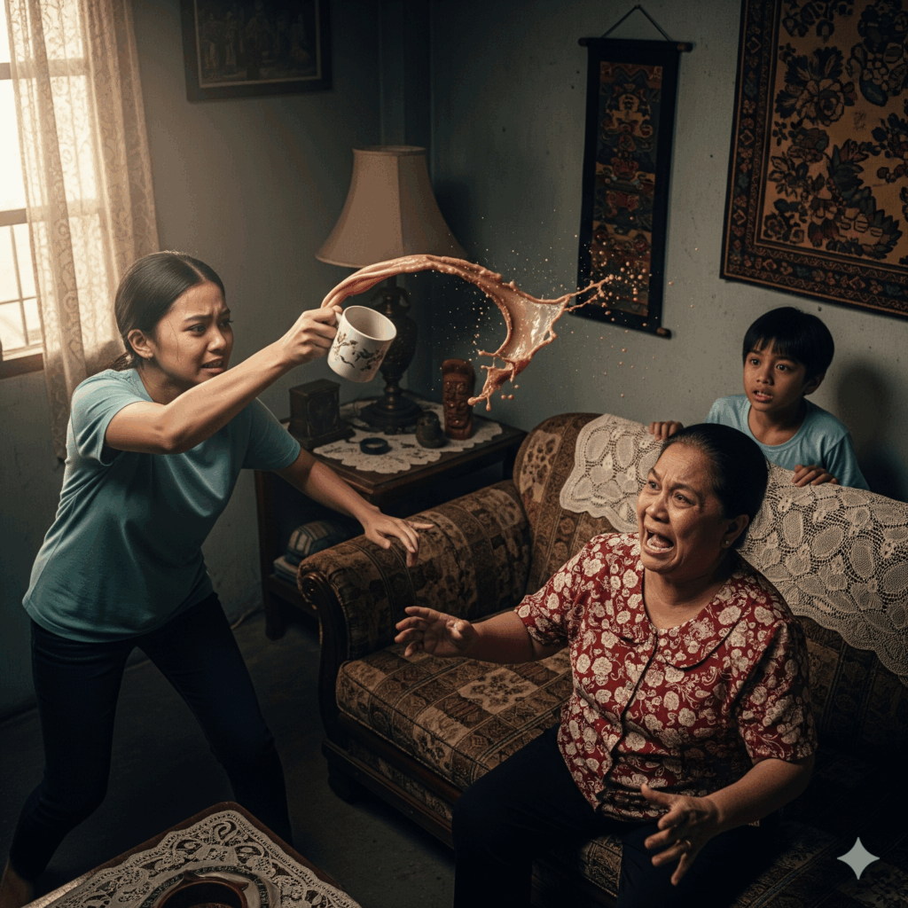 Inihagis sa akin ng aking anak na babae ang mainit na kape nang tumanggi akong ibigay sa kanyang ...