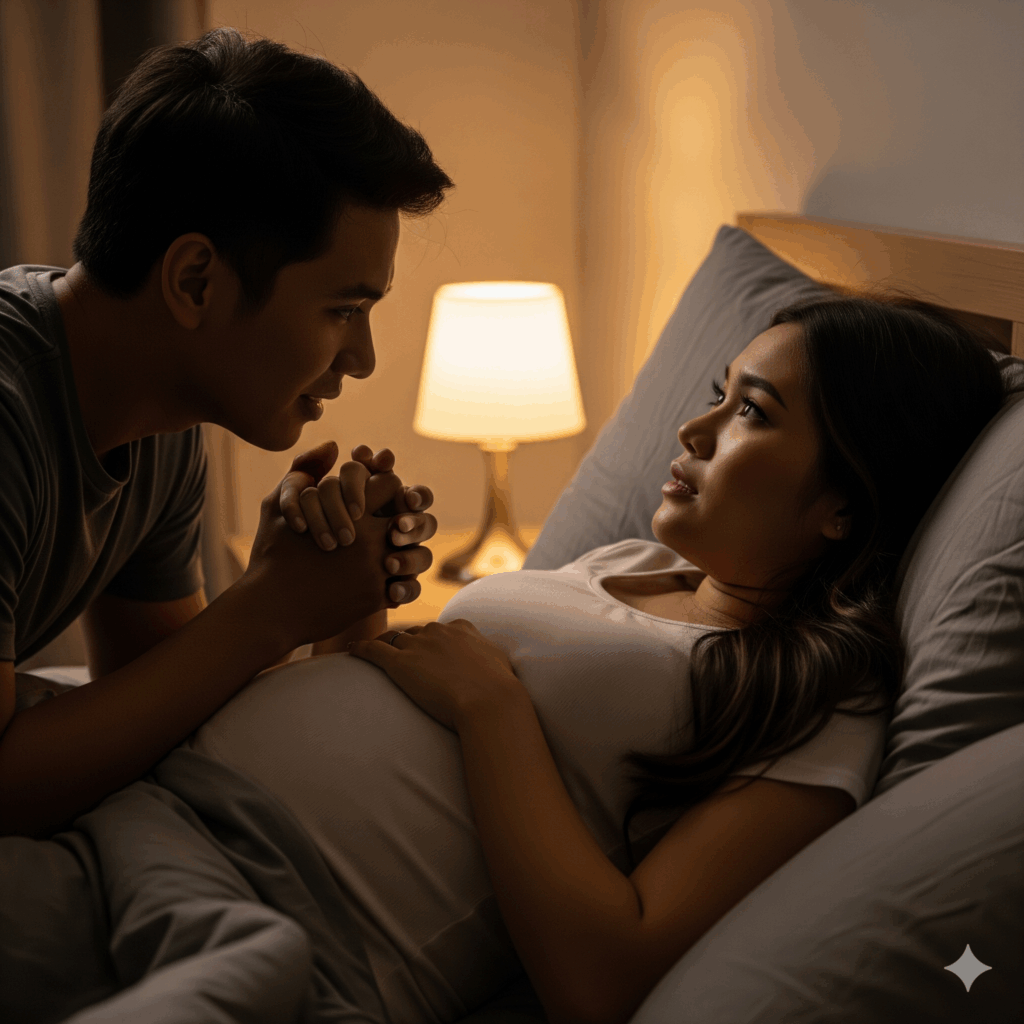 Tumangging bumangon sa kama ang 6 na buwang buntis na asawa, kahina ...