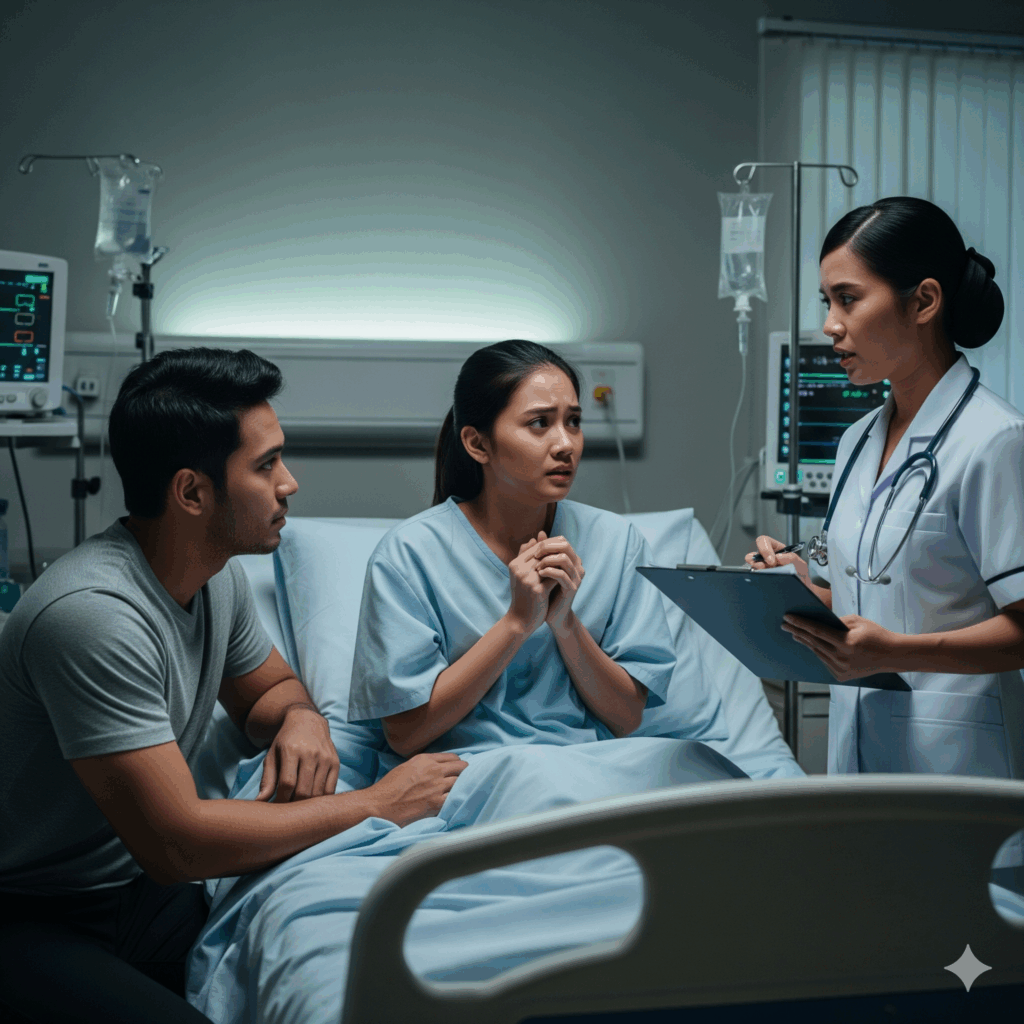 Dinala ang kanyang asawa sa emergency room, ang doktor ay naging ...