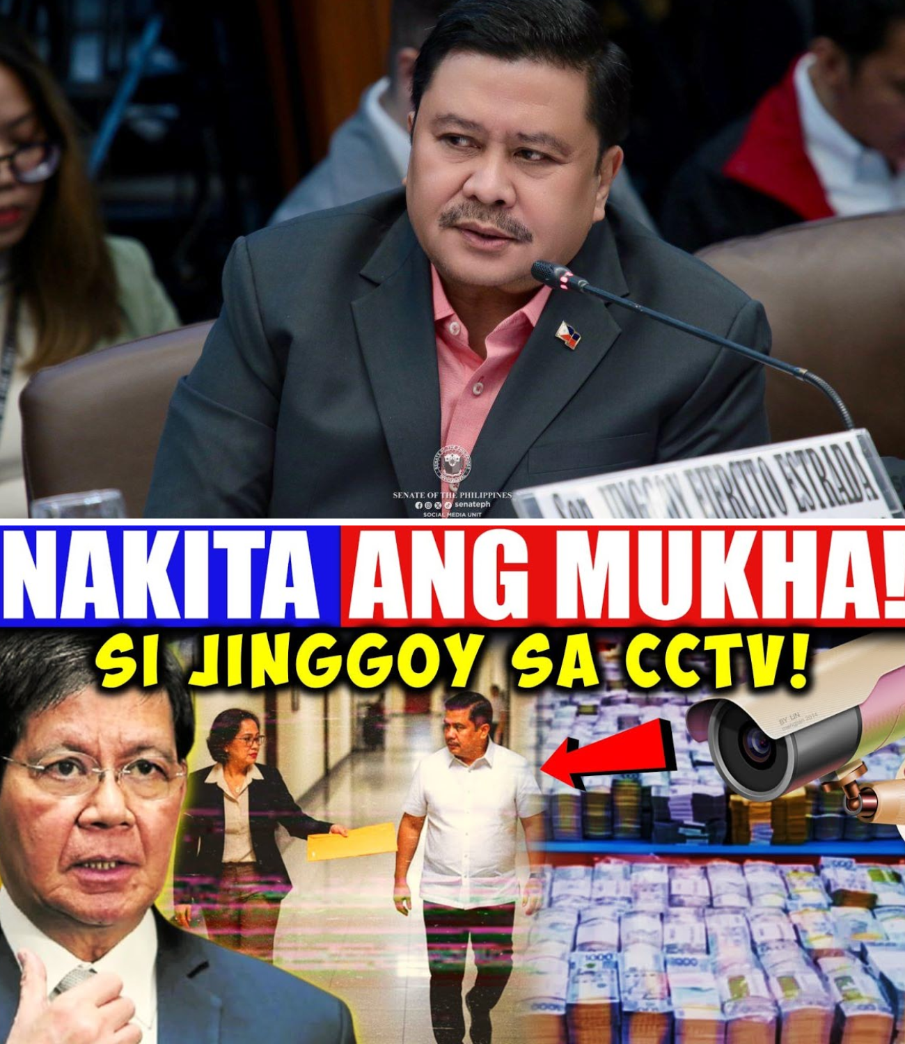 CAUGHT ON CAM! Senator Jinggoy Estrada allegedly exposed on CCTV ...