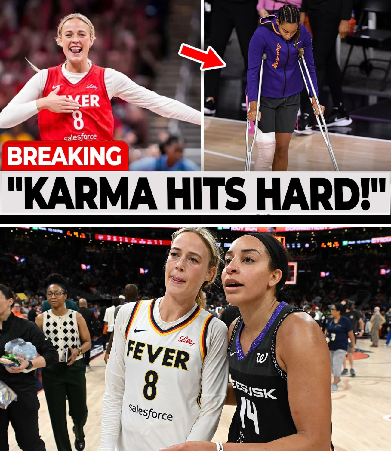 JUSTICE SERVED? Sophie Cunningham fans are calling it INSTANT KARMA as ...