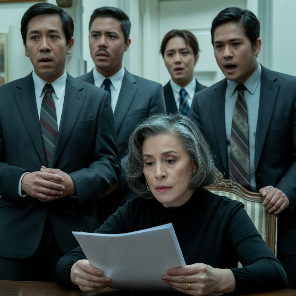 Iniwan ako ng aking mga anak sa pagbabasa ng kalooban ng aking asawa ...