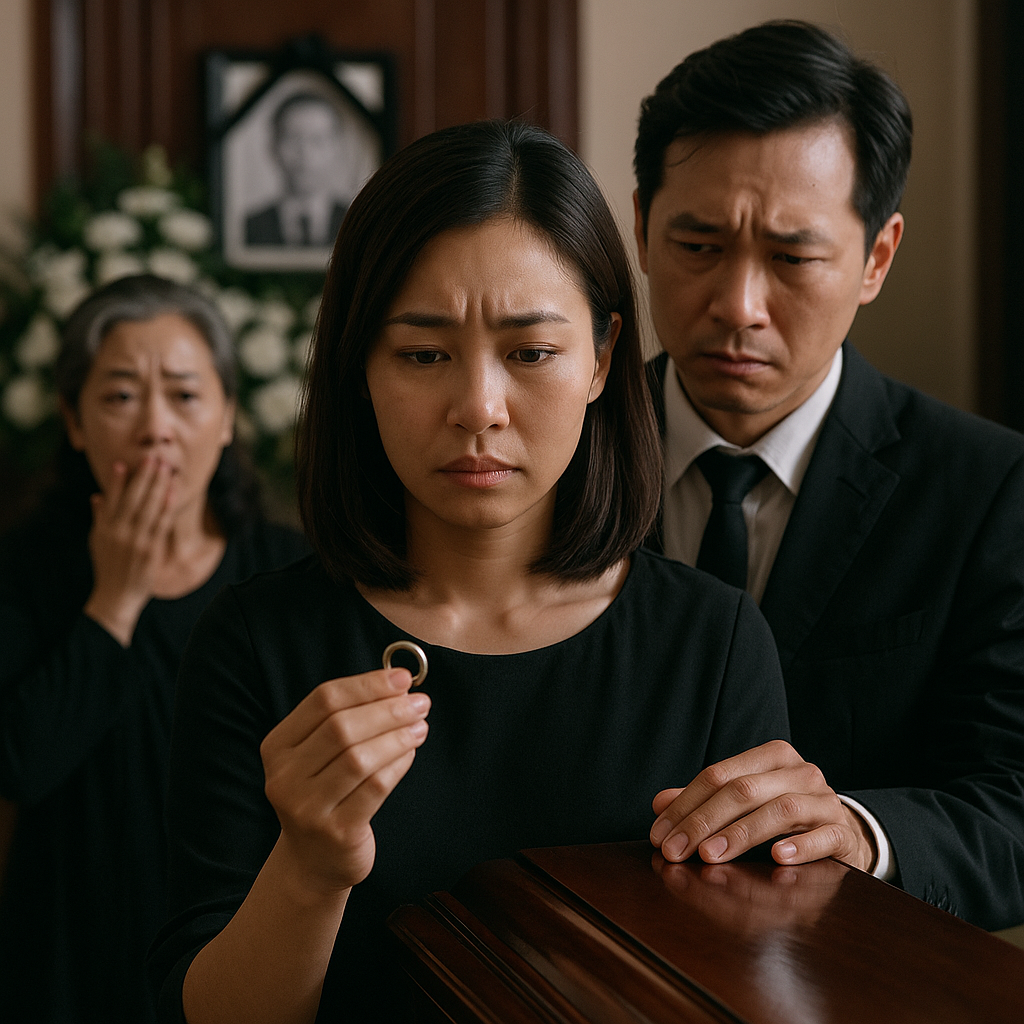 “On the day of my father-in-law’s funeral, his wedding ring suddenly ...