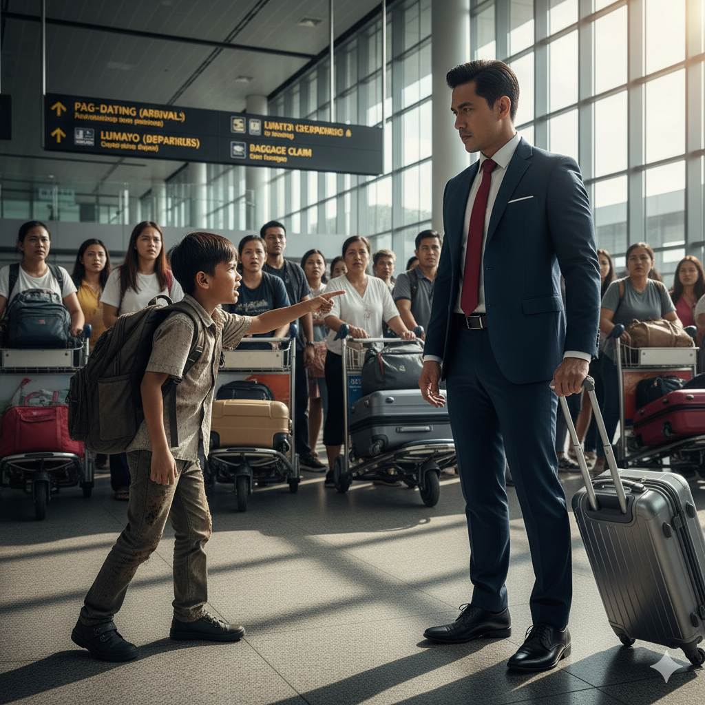 “Don’t get on the plane! It’s going to explode!” A homeless boy shouted ...