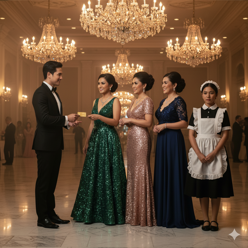 Binigyan niya ang apat na kababaihan ng walang limitasyong mga credit ...