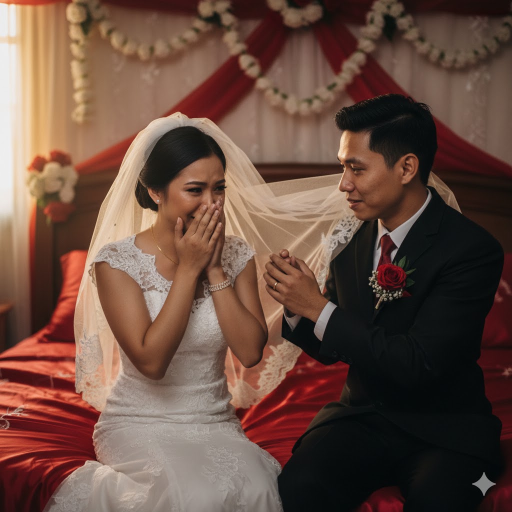Noong gabi ng aming kasal, dinala ako ng aking asawa sa isang silid na ...