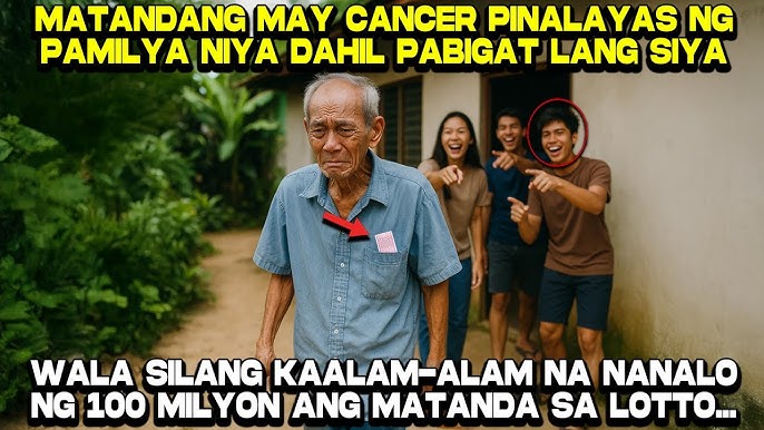 Ang matandang lalaki na may cancer ay pinalayas ng pamilya sa bahay ...