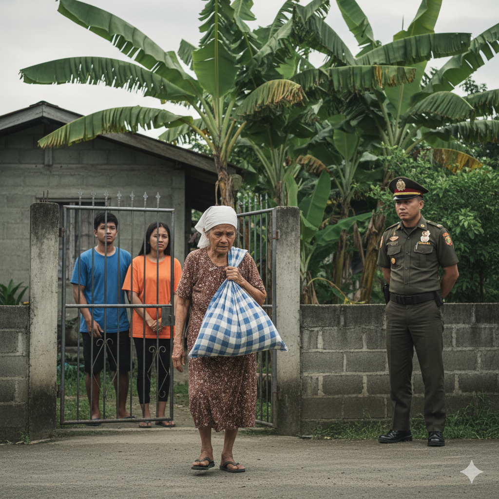 Sa pag-aakalang nalinlang nila ang may edad nang matandang babae na ...