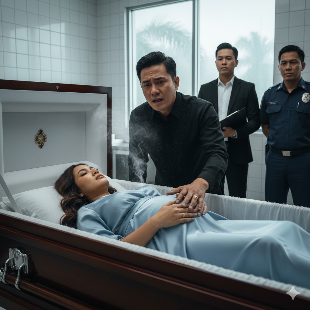 Nang magsimula ang cremation, binuksan niya ang kabaong para sa isang ...