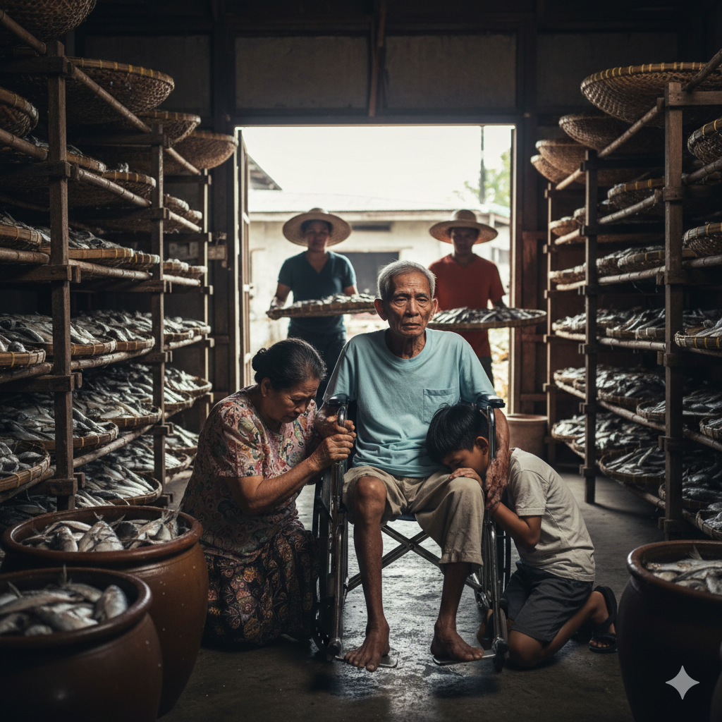 Ang mayamang tao sa baryo ay nagrenta ng isang buong cold storage para ...