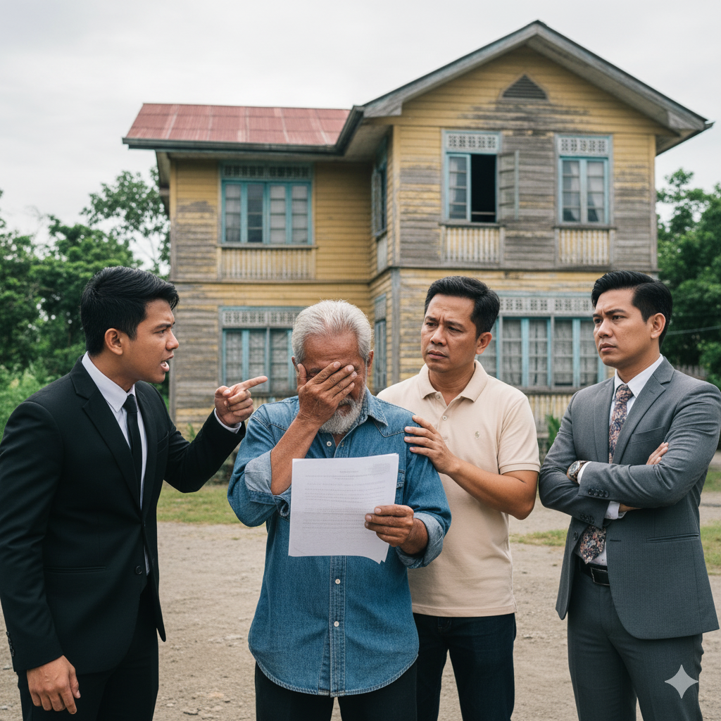 Tumanggi ang tatlong anak na tulungan ang kanilang ama na may malaking ...