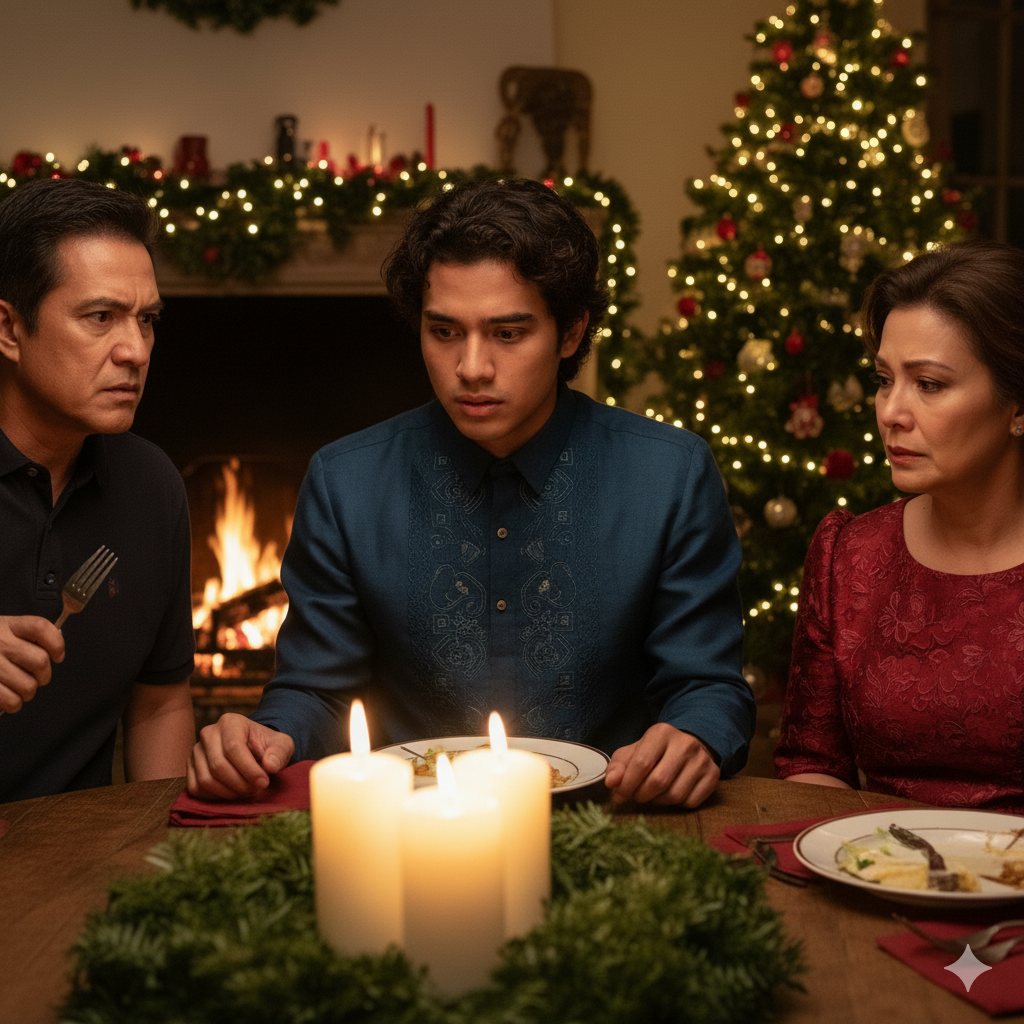 Sa hapunan ng Pasko, inihayag ni Itay, "Pabigat ka at hindi ka na ...