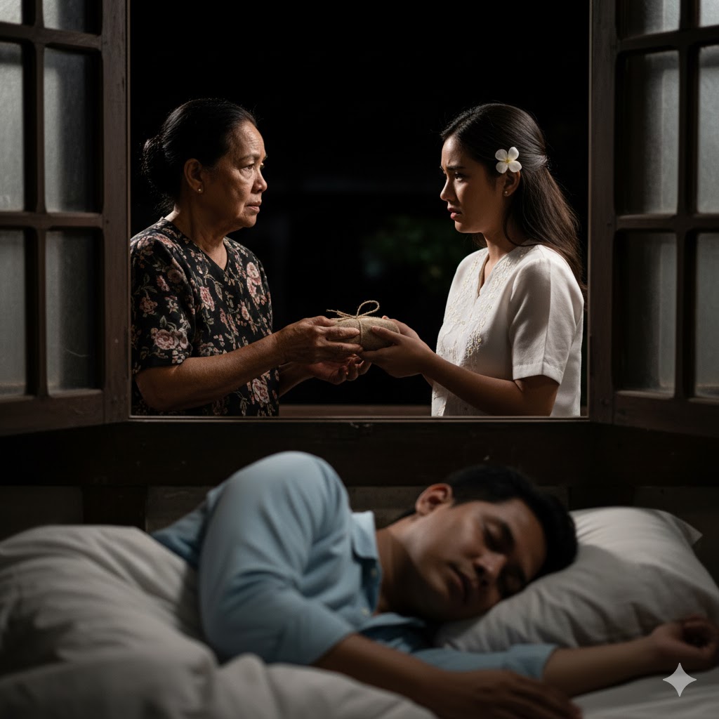 Noong gabi ng kasal, habang mahimbing na natutulog ang aking asawa ...