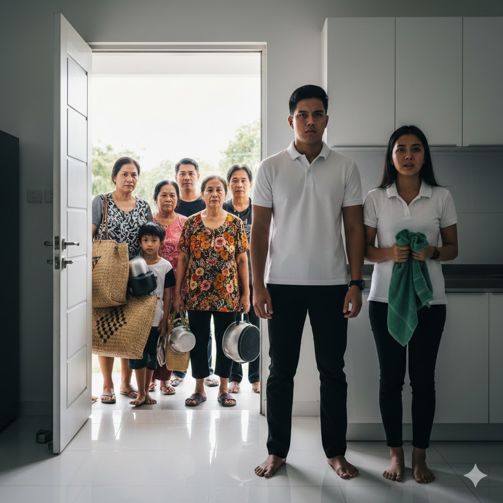 Unang araw namin sa bagong bahay, dinala ng biyenan ko ang buong angkan ...