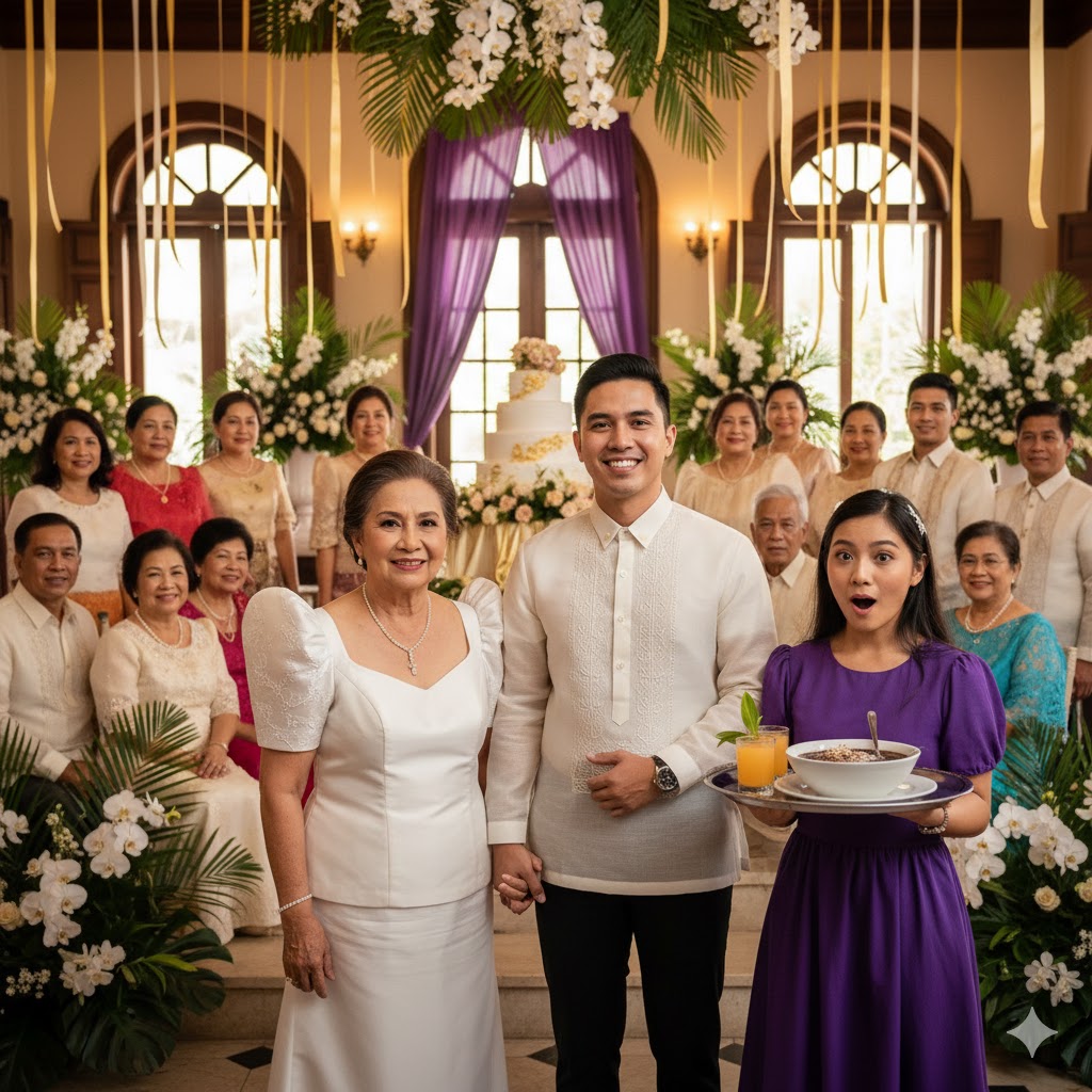 "Ang seremonya ng kasal ni Mrs. Nguyen Thi Hong - 55 taong gulang, at ...
