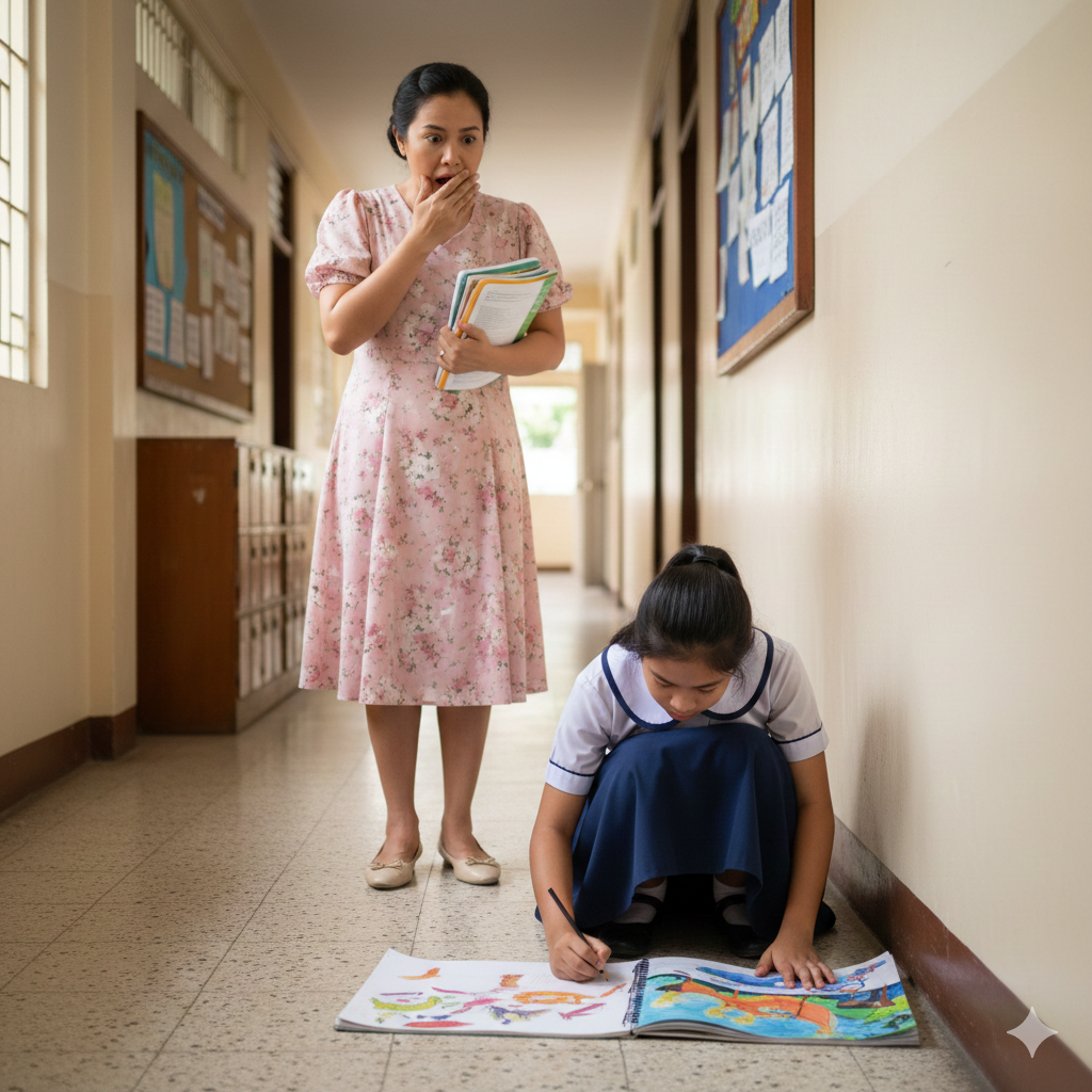 Ang 6 na taong gulang na batang babae, ang anak ng pinakamayamang tao sa lungsod, ay nagdadala ...