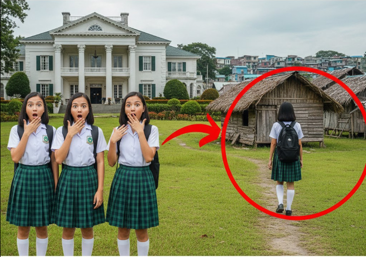 Sinundan nila ang kanilang mapagmataas na kaklase upang makita ang ...