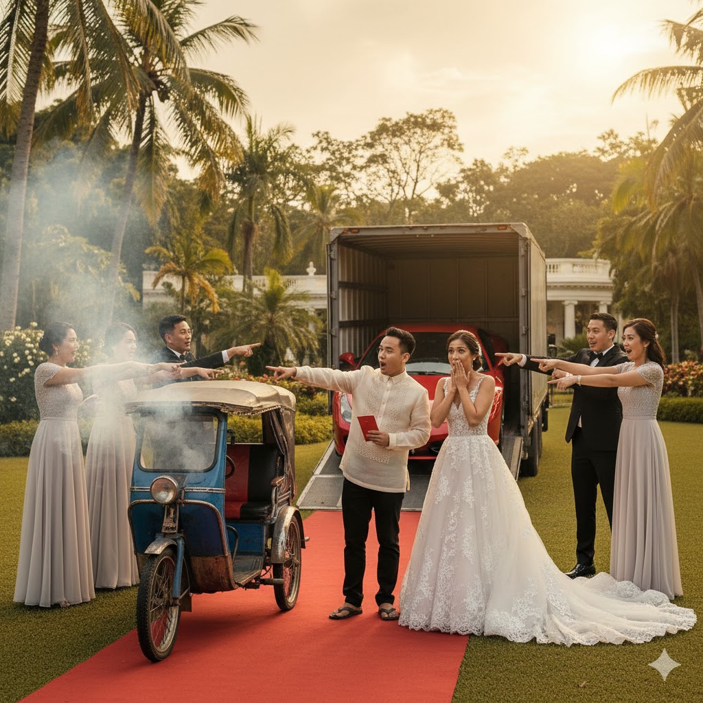 DUMATING SIYA SA KASAL NG KANYANG EX SAKAY NG TRICYCLE AT PINAGTAWANAN ...